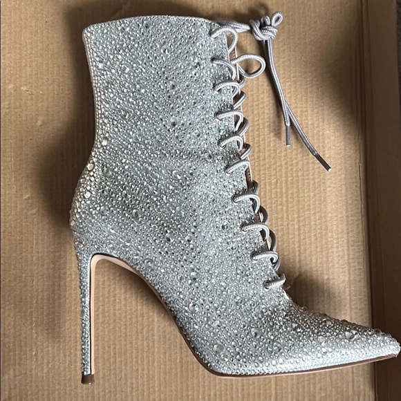 Steve Madden | Shoes | Steve Madden Rhinestone Boots | Poshmark